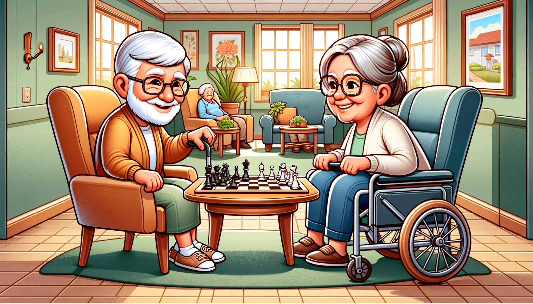 Checkmate and Watercolors: James' New Chapter in Assisted Living ...